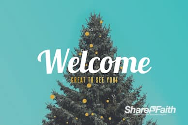 Christmas Tree Holiday Church Worship Background – ShareFaith Media