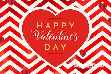 ShareFaith Media » Valentine’s Day Chevron Newsletter Template ...