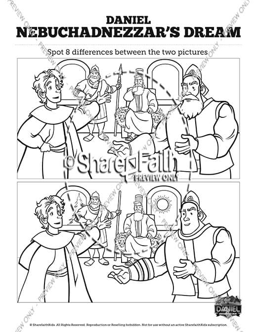 Daniel 2 Nebuchadnezzar’s Dream Bible Word Search Puzzles – ShareFaith ...