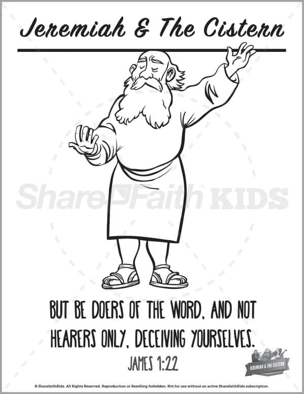 ShareFaith Media » Jeremiah 38 The Prophet Jeremiah Preschool Mazes ...