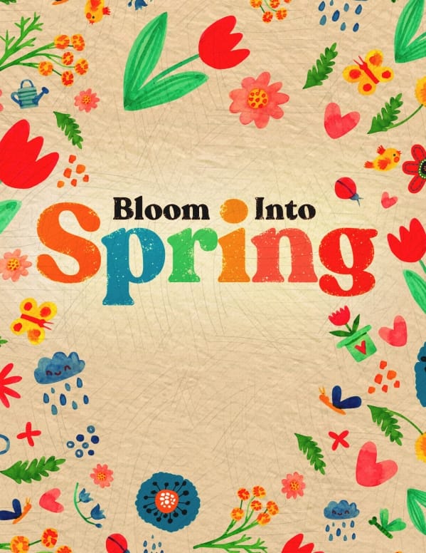 ShareFaith Media » Spring Blooms Church Trifold Bulletin – ShareFaith Media