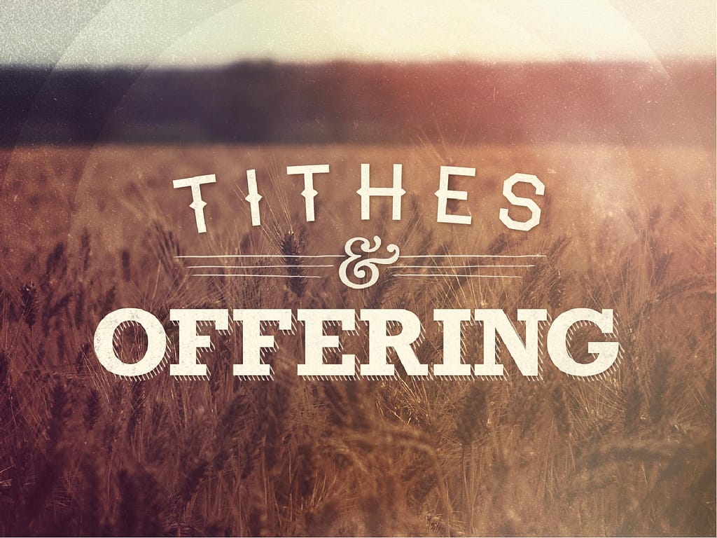 Tithes and Offering Church Bulletins – ShareFaith Media