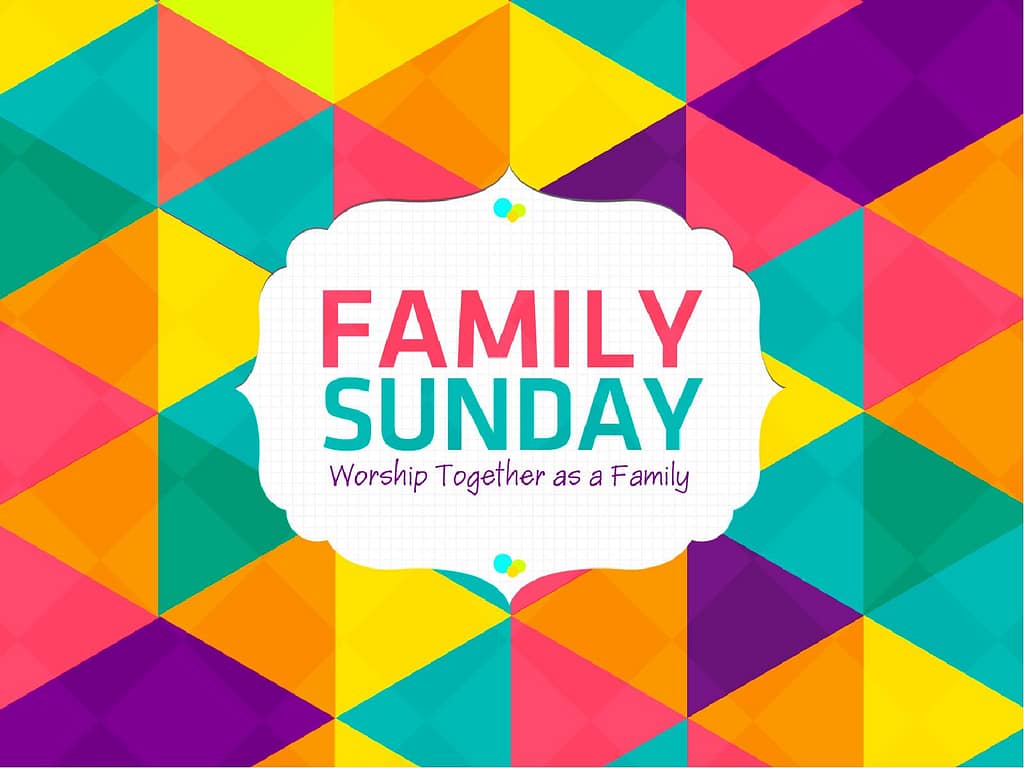 Family Sunday Worship Flyer – ShareFaith Media