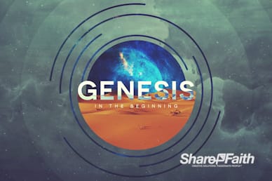 Genesis In The Beginning Sermon Graphic – ShareFaith Media