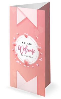 ShareFaith Media » Valentine’s Day Pink Church Bifold Bulletin ...