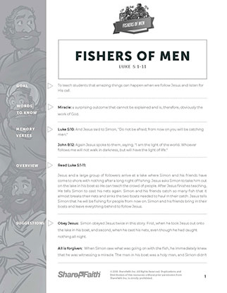 Fishers of Men: Bible Lesson Video – ShareFaith Media