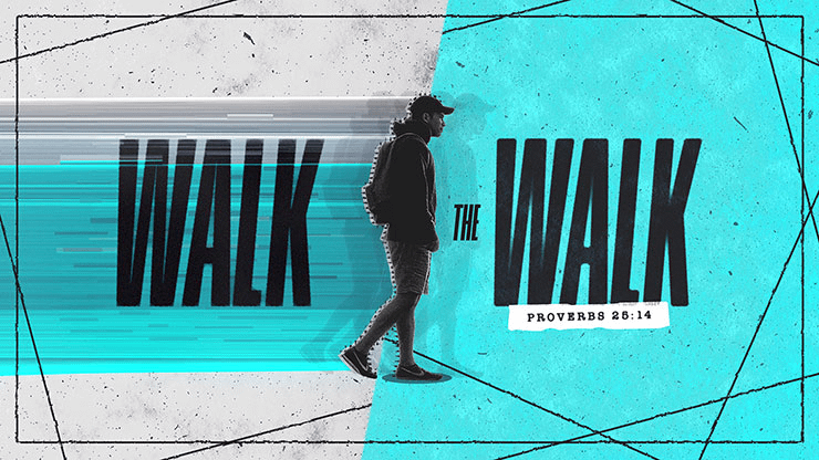 Walk the Walk: Trifold Bulletin Cover – ShareFaith Media