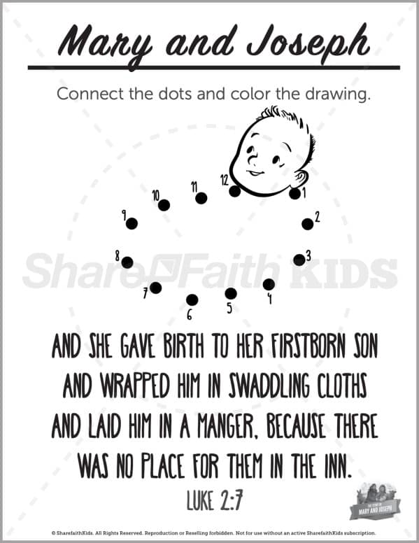 ShareFaith Media » Luke 2 Mary and Joseph Christmas Story Preschool ...