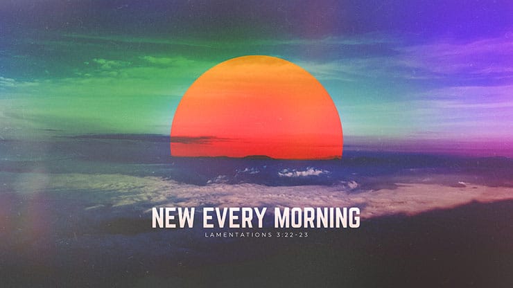 ShareFaith Media » New Every Morning: Bifold Bulletin Cover ...