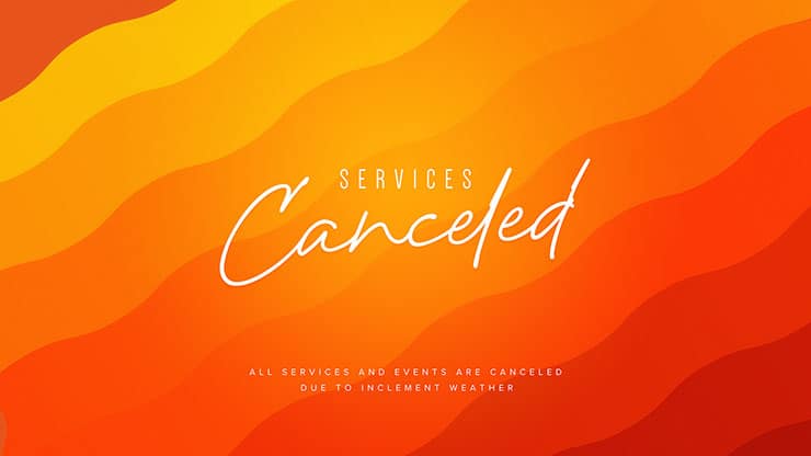 ShareFaith Media » Services Canceled: Bifold Bulletin Cover ...