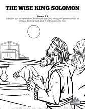King Solomon Coloring Page