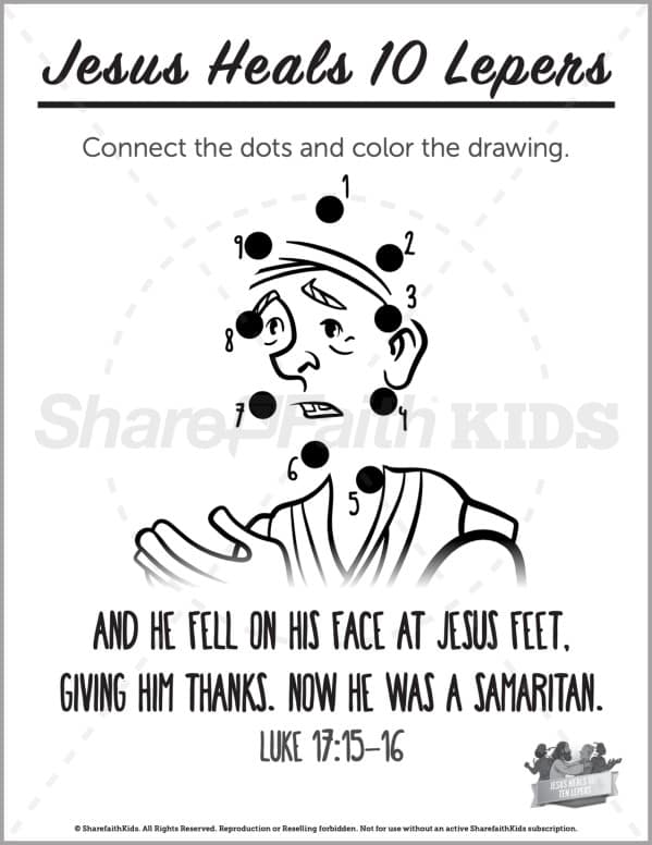 Preschool Dot-to-Dot Worksheets | ShareFaith Media