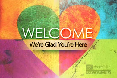 Heart Welcome Video Loop – ShareFaith Media