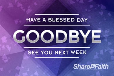 ShareFaith Media » Saved Through Faith Religious Goodbye Video ...