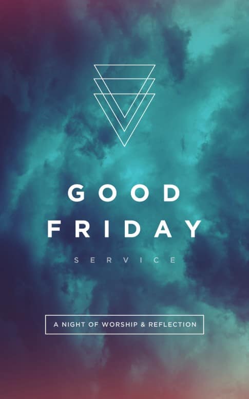 Good Friday Service Bulletin Cover – ShareFaith Media