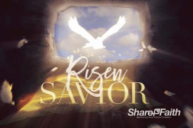 Risen Savior Easter Motion Graphic – ShareFaith Media