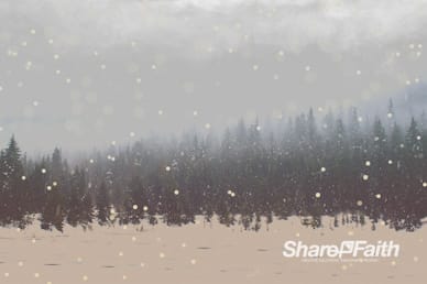 Winter Forest Worship Video Background – ShareFaith Media