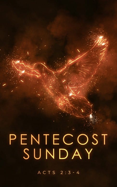 Fire Of The Spirit Pentecost Sunday Bulletin Cover – ShareFaith Media