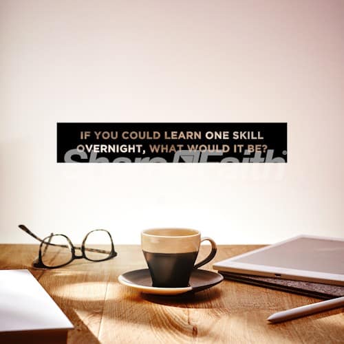 One Skill Social Media Graphic – ShareFaith Media