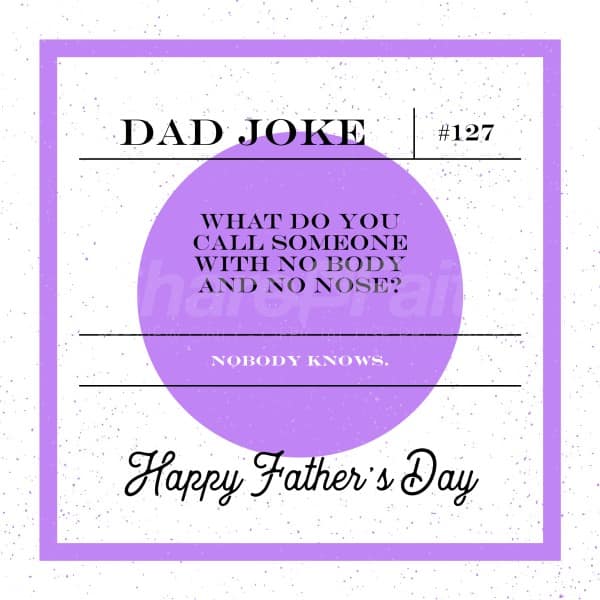 Dad Joke Nobody Social Media Graphic – ShareFaith Media