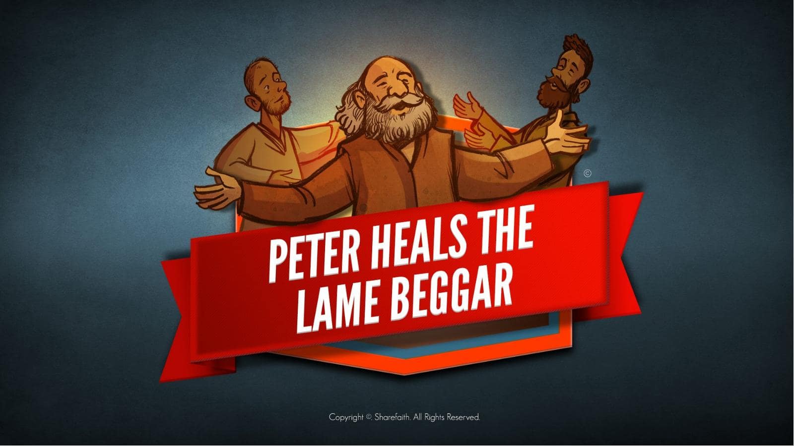 Acts 3 Peter Heals the Lame Man Kids Bible Stories – ShareFaith Media