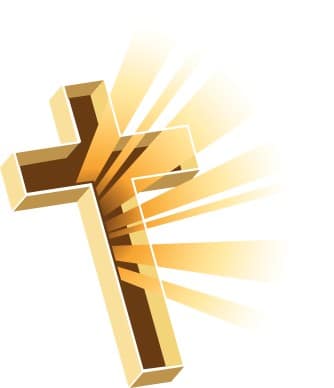 ShareFaith Media » Multidimensional Gold Cross with Rays – ShareFaith Media