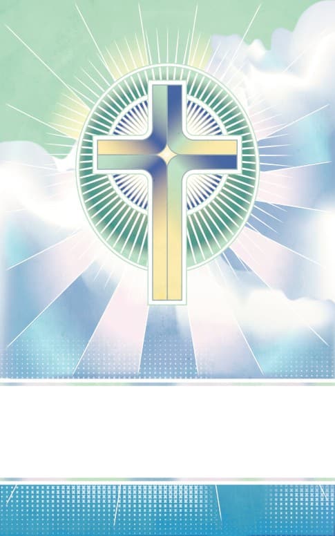 ShareFaith Media » Glowing Cross Bulletin Cover Template – ShareFaith Media