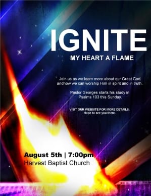 ShareFaith Media » Ignite Church Flyer – ShareFaith Media