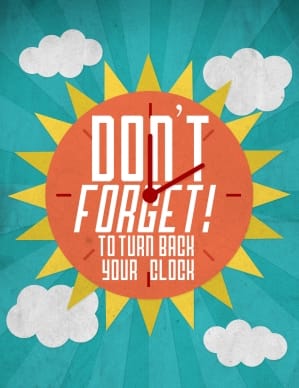 Daylight Savings Time Church Flyer Template – ShareFaith Media