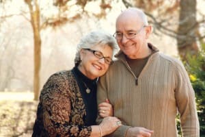 ShareFaith Media » Elderly Couple Embraces Walk Christian Stock Photo ...