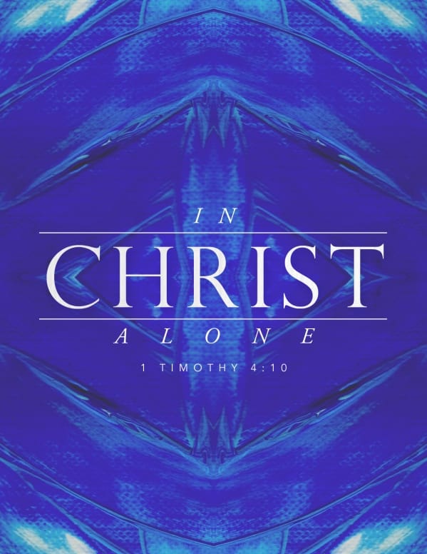 In Christ Alone Church Flyer Template – ShareFaith Media