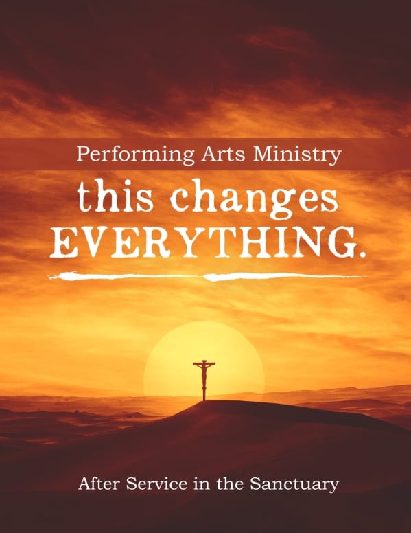 This Changes Everything Sermon Series Flyer – ShareFaith Media