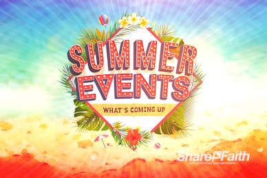 ShareFaith Media » Summer Events Church Motion Graphic – ShareFaith Media