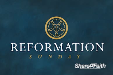 Martin Luther Reformation Day Service Motion Graphic – ShareFaith Media