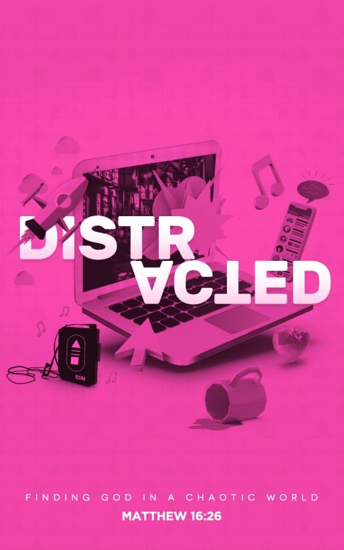 Distracted Church Bulletin Cover – ShareFaith Media