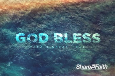 Walk On Water Goodbye Video Loop – ShareFaith Media