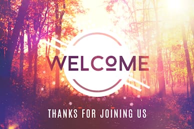 Fall Graphic Welcome Background Video – ShareFaith Media