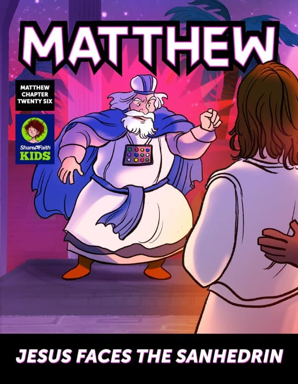 ShareFaith Media » Matthew 26 Jesus Before the Sanhedrin Digital Comic ...