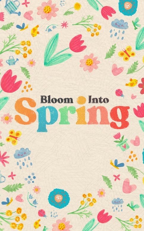 Spring Blooms Church Bifold Bulletin – ShareFaith Media