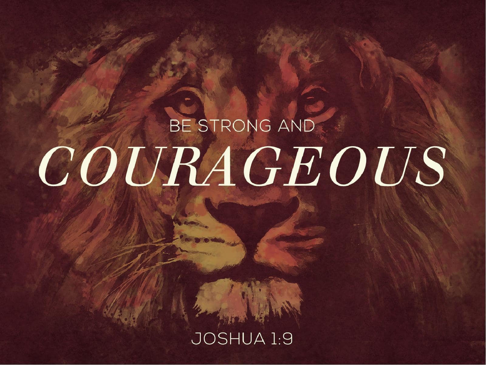 Be Strong and Courageous Church PowerPoint – ShareFaith Media