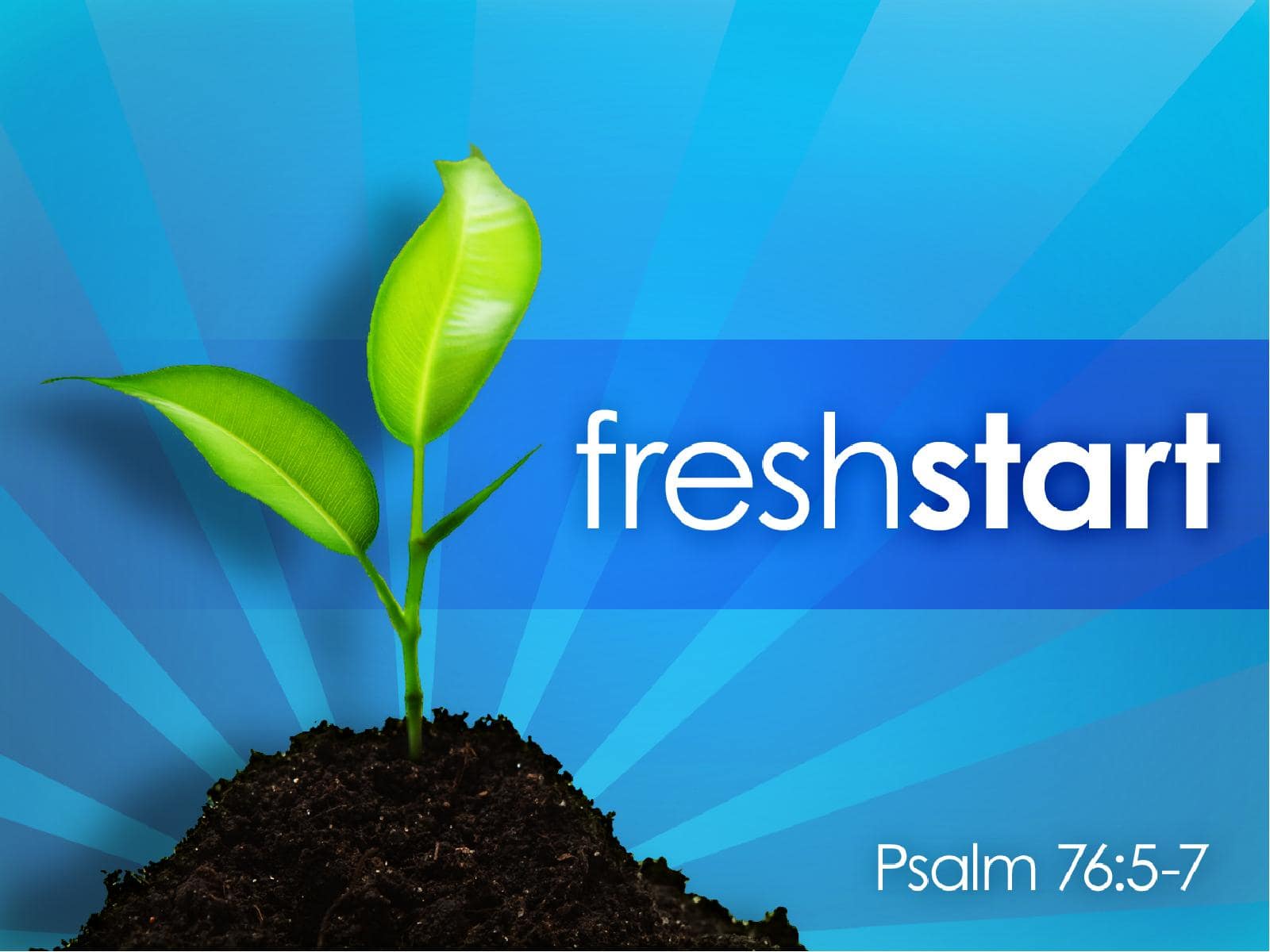 ShareFaith Media » Fresh Start PowerPoint Sermon – ShareFaith Media