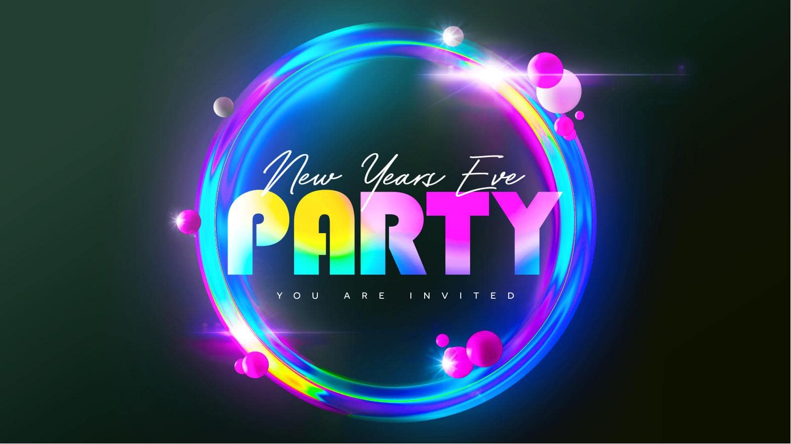 New Years Eve Party Neon Title Graphics – ShareFaith Media