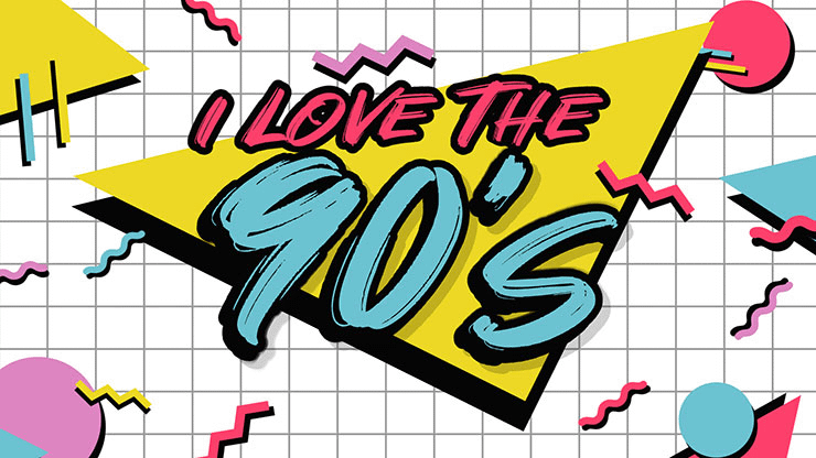 I Love The 90s Background
