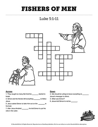 Fishers of Men Crossword – ShareFaith Media