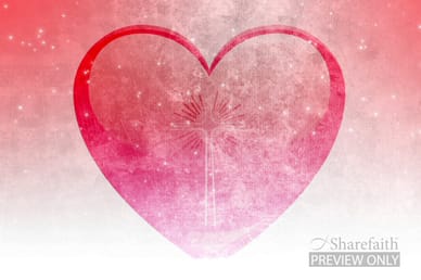 ShareFaith Media » Valentines Day Large Heart Worship Background Video ...