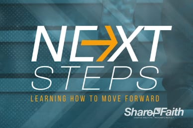 ShareFaith Media » Next Steps Moving Forward Religious Background Video ...