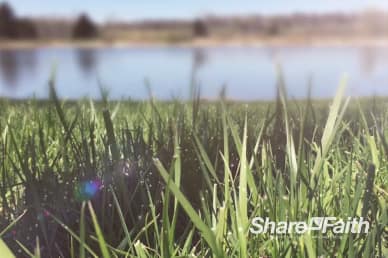 Grass and Water Church Motion Background – ShareFaith Media