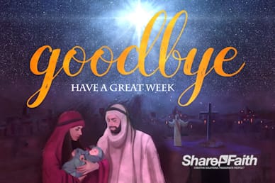 ShareFaith Media » A Savior is Born Christmas Goodbye Motion Graphic ...