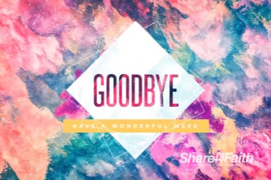 ShareFaith Media » Purpose of Life Goodbye Church Motion Graphic ...