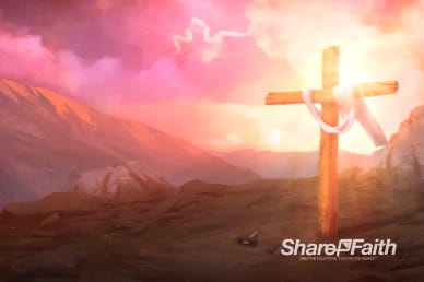 ShareFaith Media » Death Has Been Defeated Worship Motion Background ...